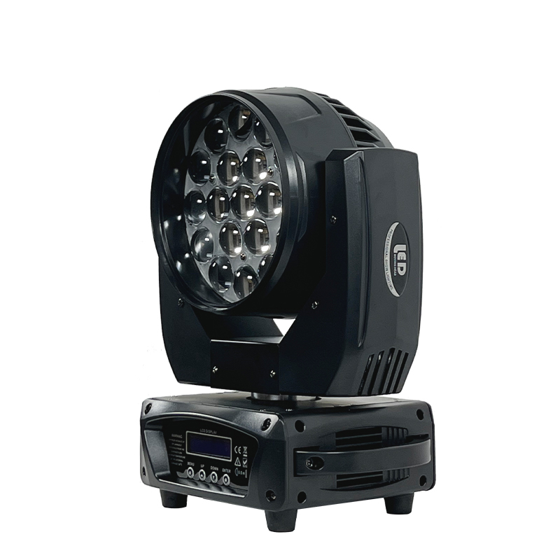 19PCS LED moving zoom light